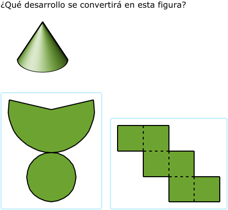 IXL - Desarrollos de figuras tridimensionales (Ejercicios de ...