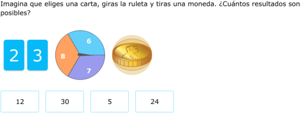 IXL - Sucesos compuestos: hallar el número de resultados (Ejercicios de ...