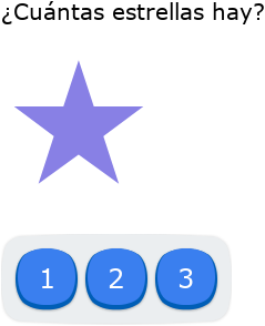 IXL - Contar hasta 3 (Ejercicios de matemáticas de Infantil)