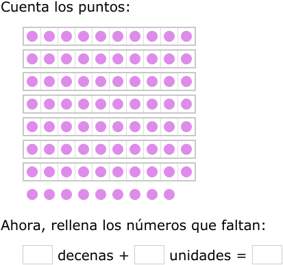 IXL - Contar decenas y unidades: hasta 100 (Ejercicios de matemáticas ...