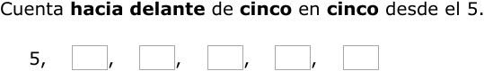 IXL - Contar según patrones (Ejercicios de matemáticas de 1.º de primaria)