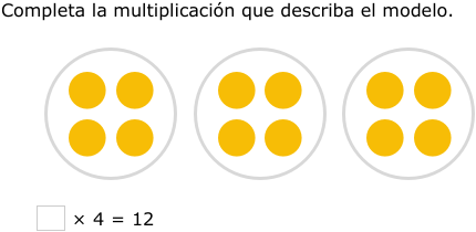 IXL - Escribir multiplicaciones sobre grupos iguales (Ejercicios de ...